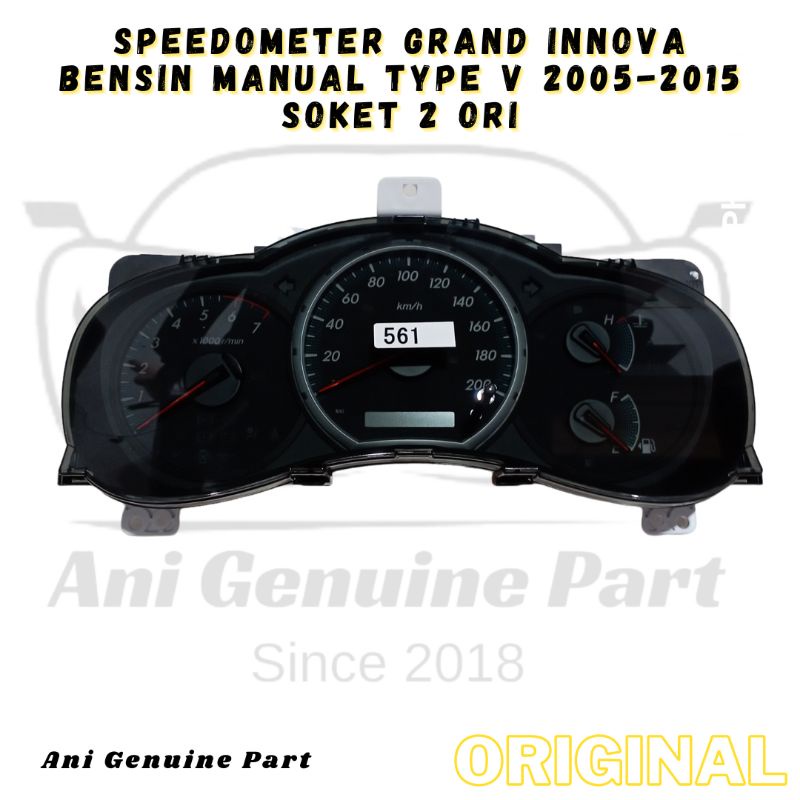 Jual SPEEDOMETER GRAND INNOVA BENSIN MANUAL TYPE V 2005-2015 SOKET 2 ...