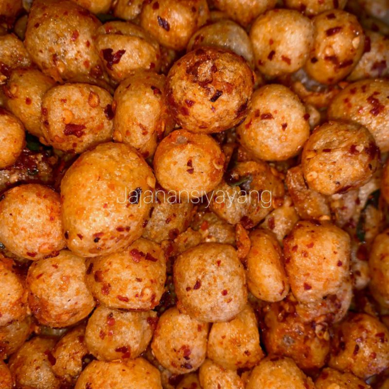 Jual CIMOL KERING 1KG/ ENDOG LEWO/ SNACK SINGKONG PEDAS CIKRUH DAUN ...