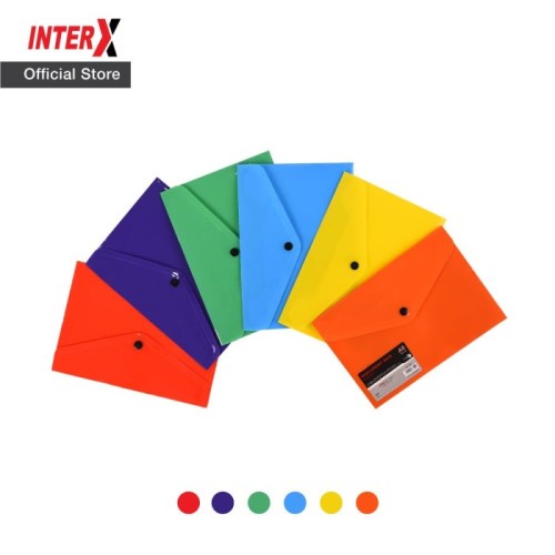 Jual Map Plastik Kancing A5 Inter X Folder | Shopee Indonesia