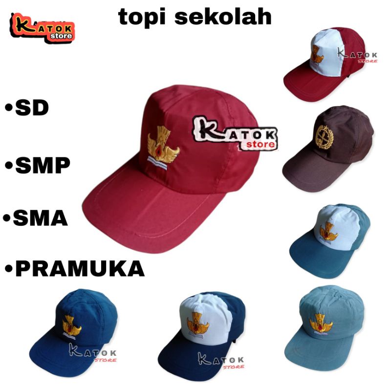 Jual Topi Sekolah SD SMP SMA Pramuka | Shopee Indonesia