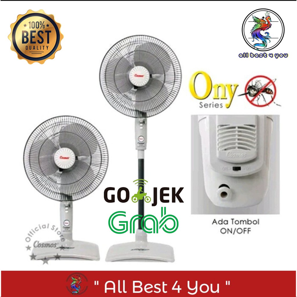 Jual Cosmos Twino 16-SN ONY Kipas Angin berdiri duduk Stand & Desk Fan ...