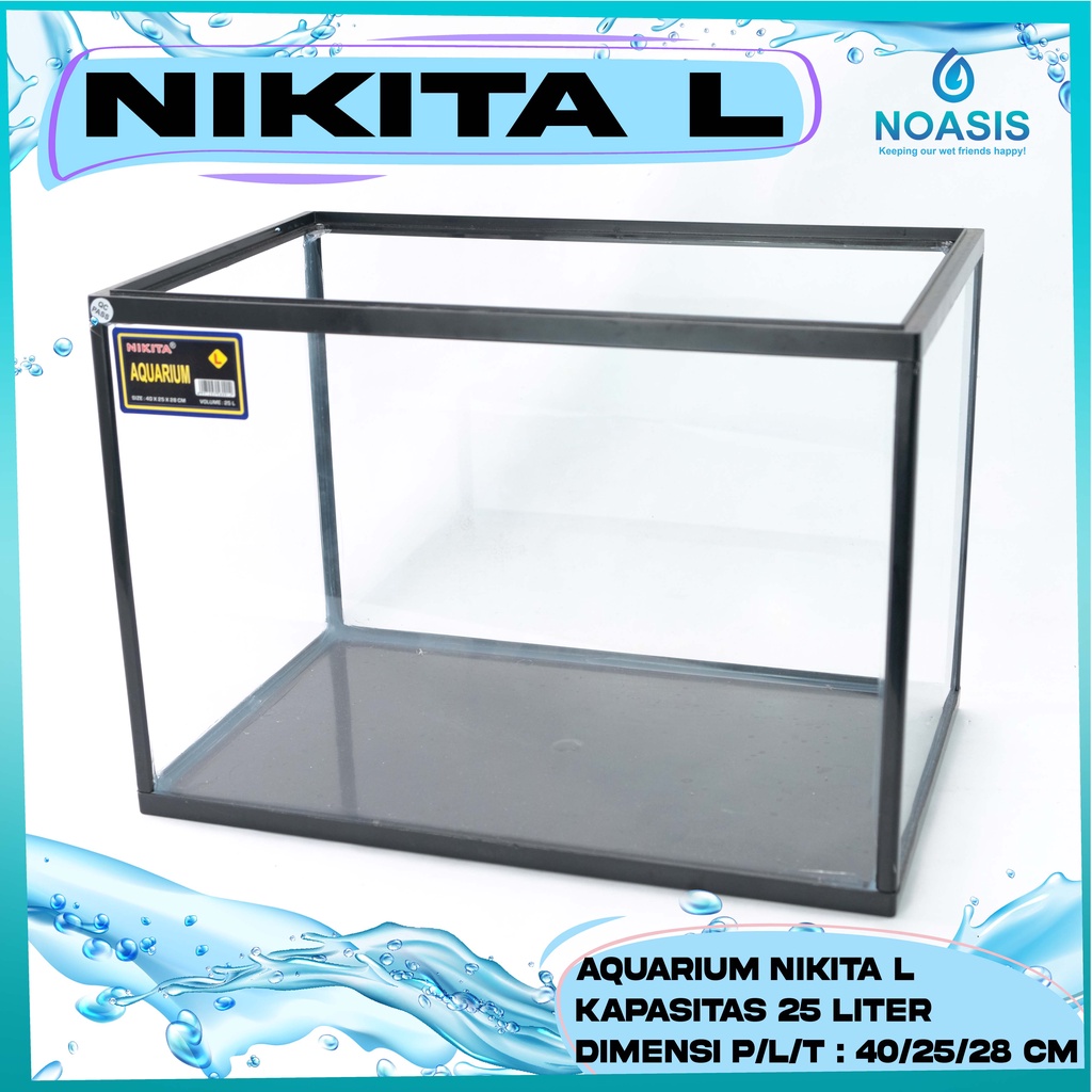 Jual AQUARIUM NIKITA / ARMADA / AQUARIUM AKRILIK / AKUARIUM REPTIL SIZE L | Shopee Indonesia