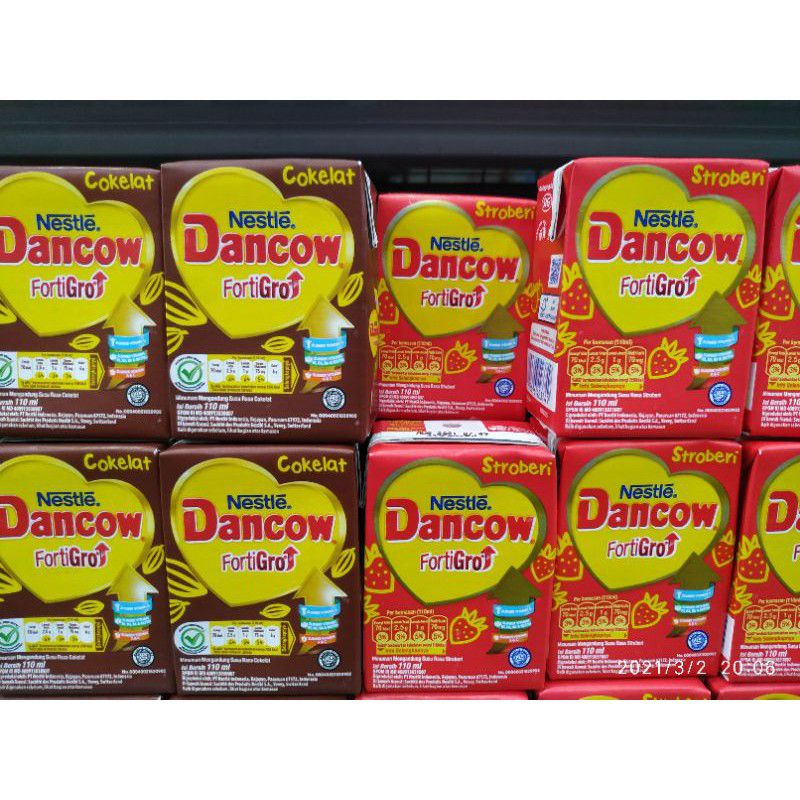 Jual SUSU DANCOW UHT netto 110ml | Shopee Indonesia