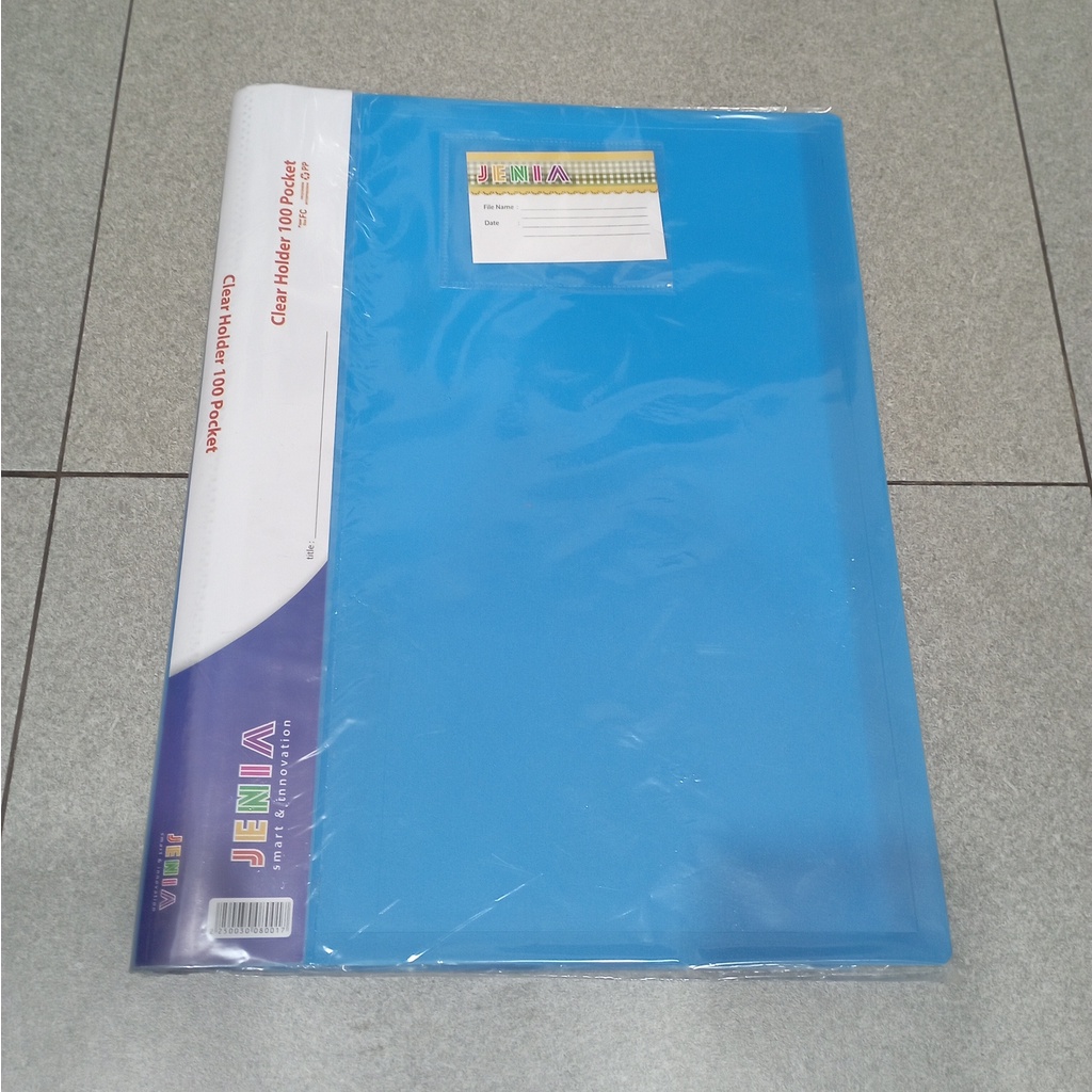Jual Map Clear Holder / Display Book F4 Isi 100 Pocket JENIA | Shopee ...
