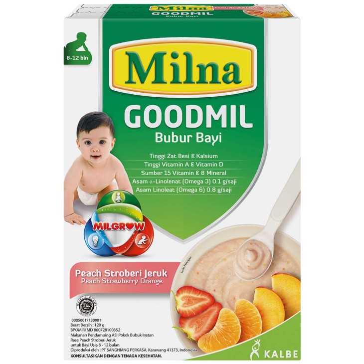 Jual MILNA Goodmil bubur bayi alergi 6-12 / 8-12m bulan, tanpa susu ...