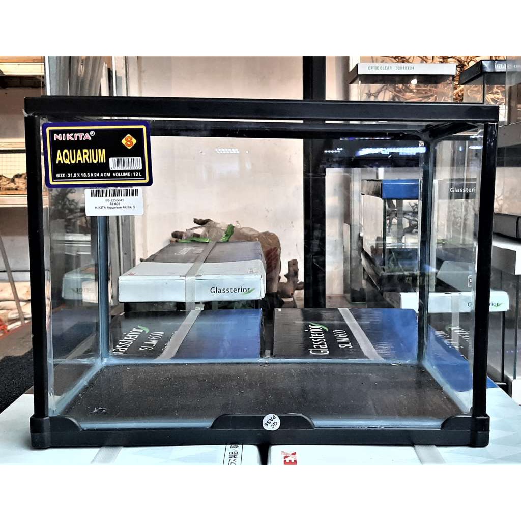 Jual NIKITA Aquarium Akrilik S 31x18x24cm | Shopee Indonesia