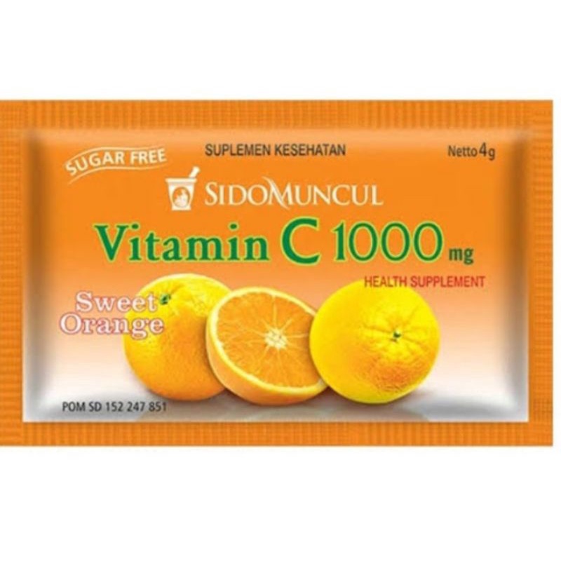 Jual Vitamin C 1000 Sidomuncul Lemon (Apabila stok rasa lemon kosong ...