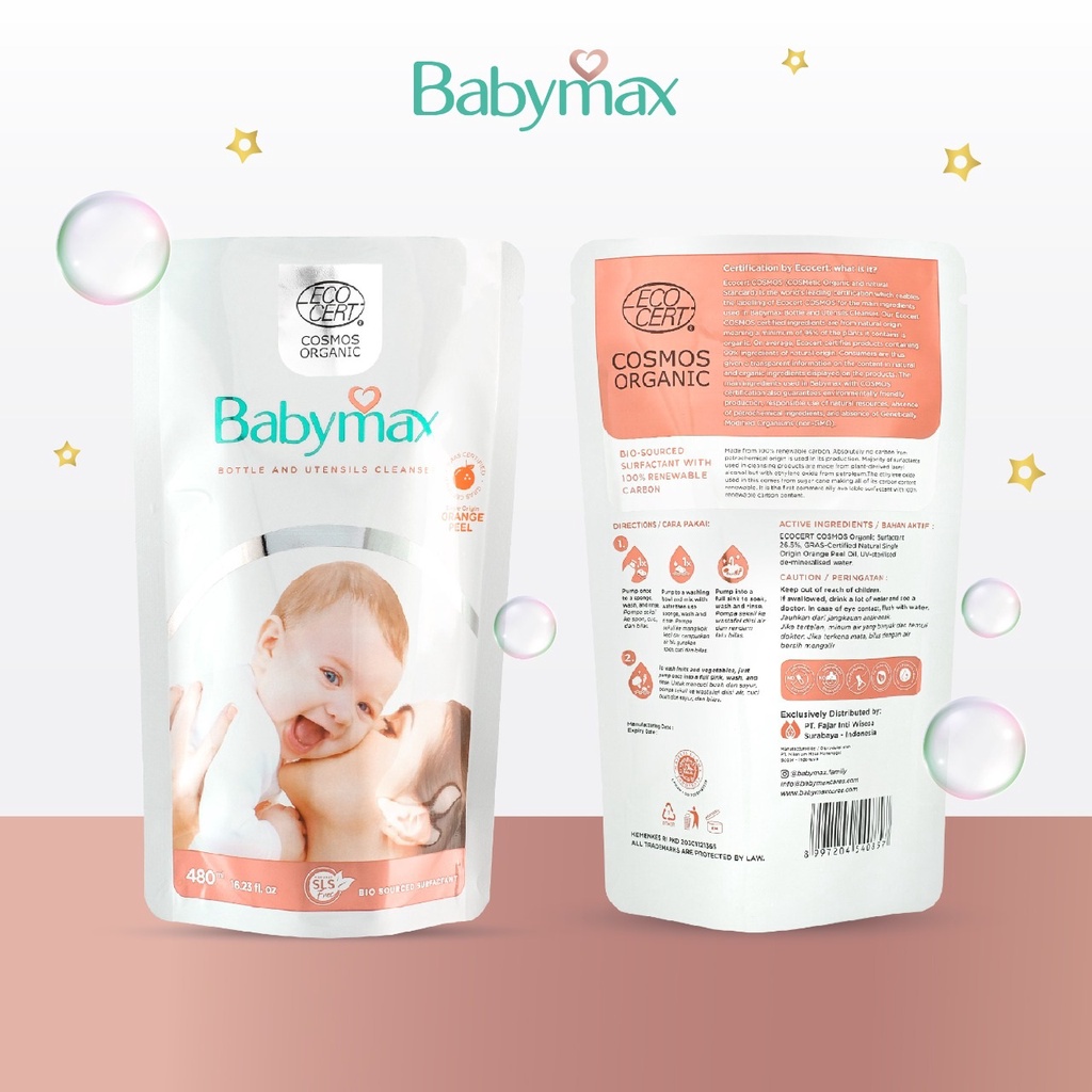 Jual [Lailaiorire] Babymax Baby Max Bottle and Utensils Cleanser Refill ...