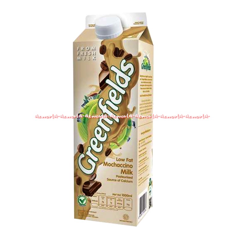 Jual Greenfields Low Fat Mochacino 1L Milk Susu UHT Siap Minum Rasa ...