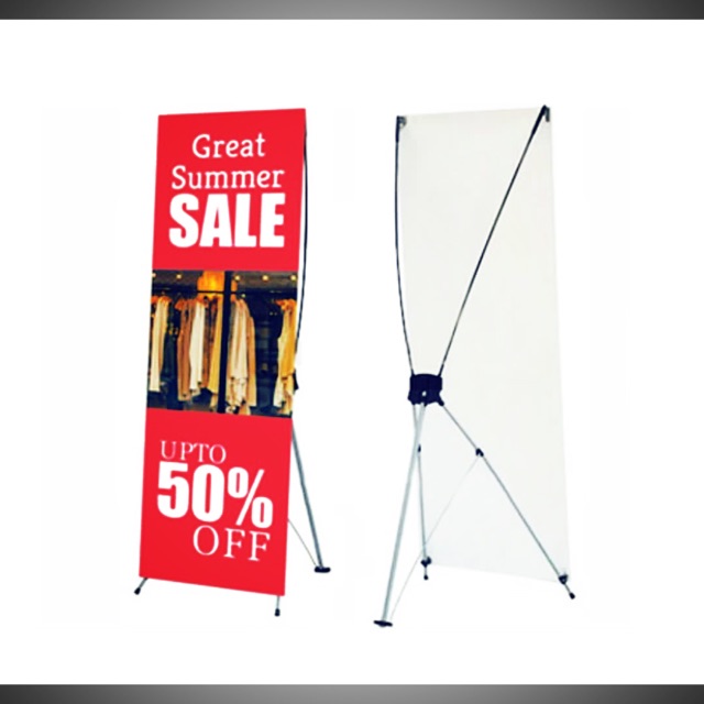 Jual Paket K-Banner / X-Banner + Stand Rangka aluminiumnya (FILE SIAP ...