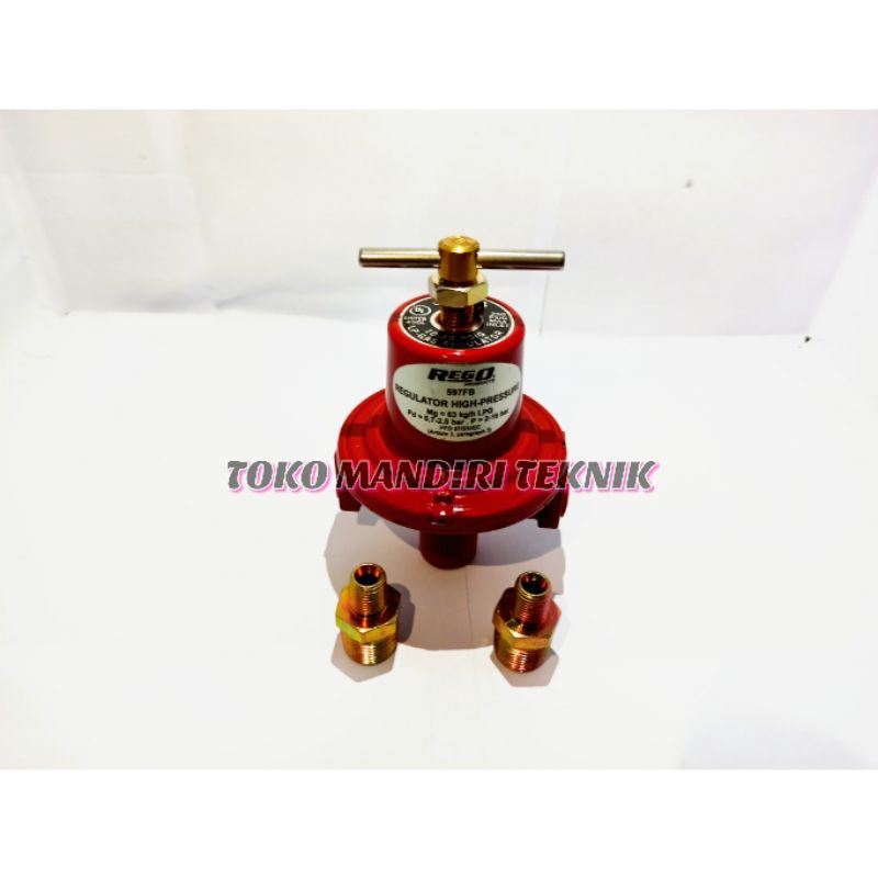 Jual Regulator instalasi medium presure merk Rego asli Usa tipe 597FB ...