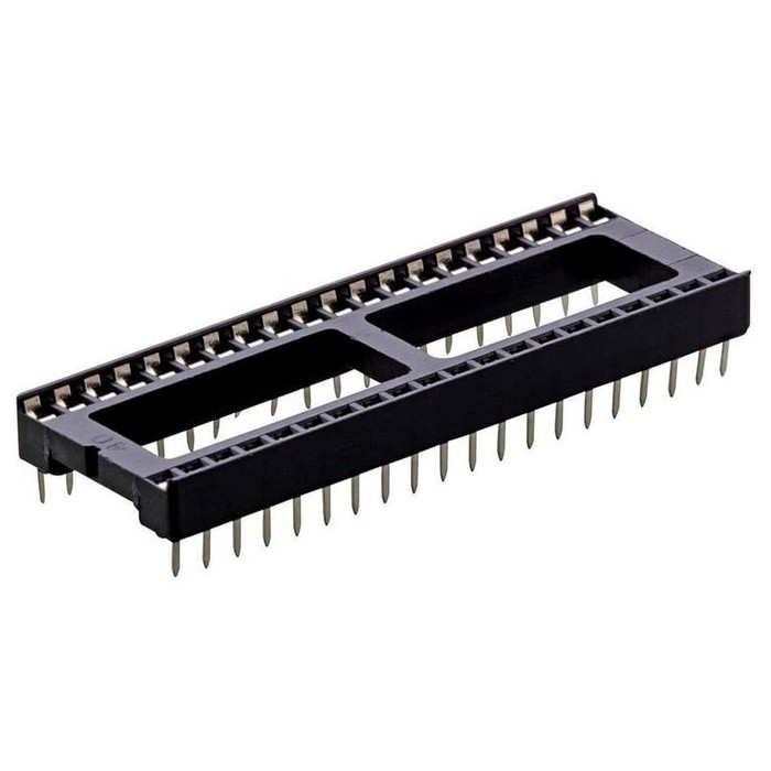 Jual Soket IC 40p socket IC 40 pin p 40pin DIP for atmega8535 atmega16 ...