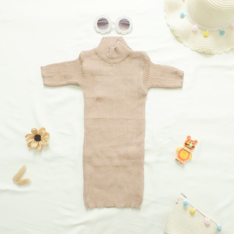 Jual Dress Rajut Anak Perempuan 1-3 Tahun / Baju Rajut Lengan Pendek ...