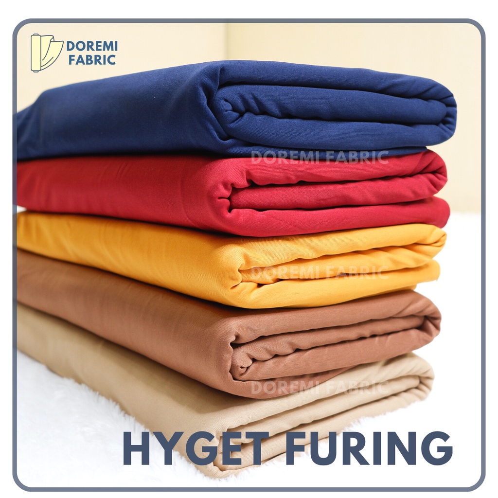Jual (METERAN) Kain DOREMI FURING HYGET Premium - 5 warna | Shopee ...