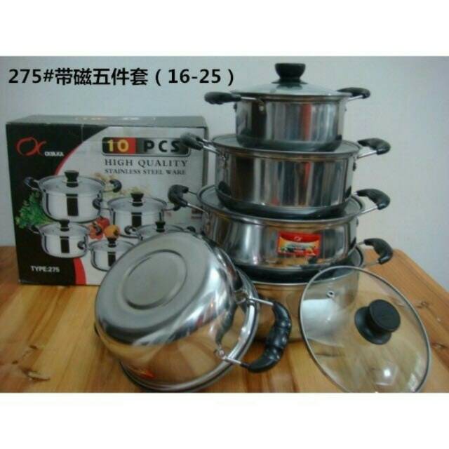 Jual Panci set dinamate (Oksuka) | Shopee Indonesia