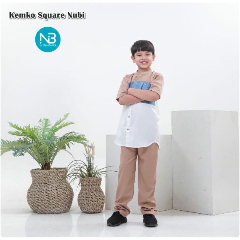 Jual Baju muslim anak laki-laki Setelan Koko Square Nubi original ...