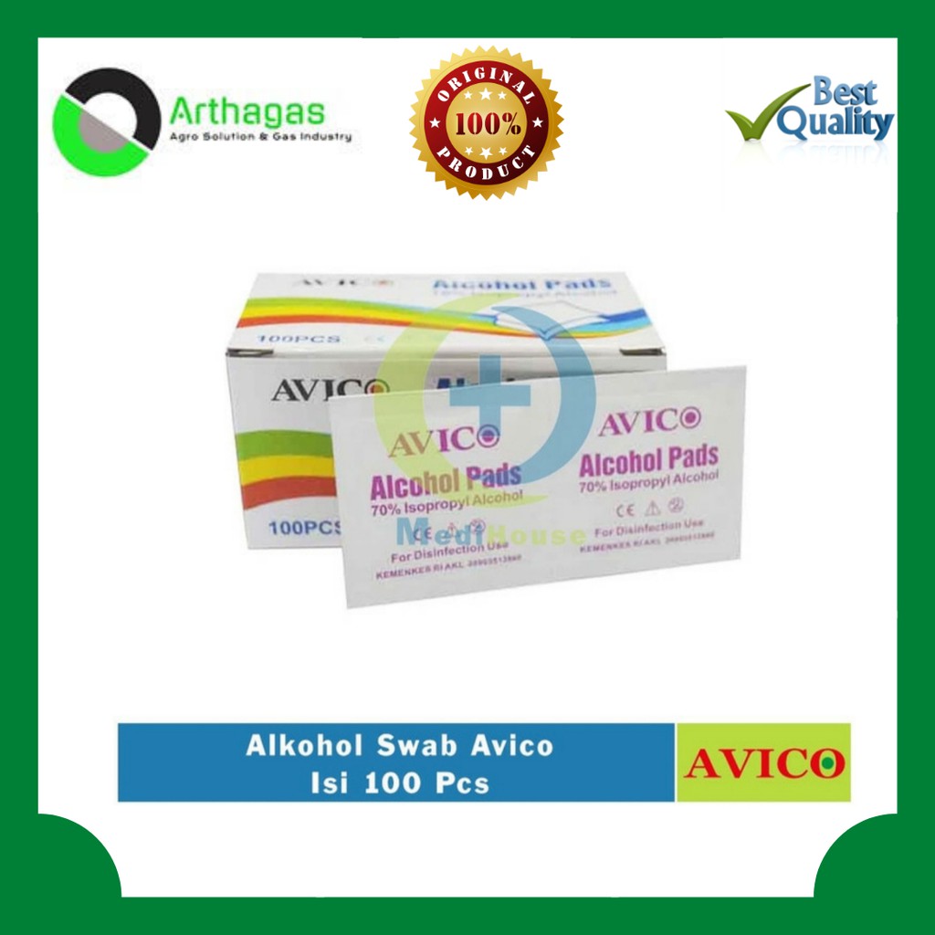 Jual Alkohol Swabs AVICO | Shopee Indonesia