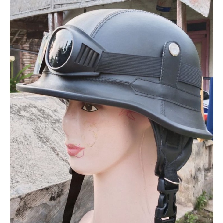 Jual HELM RETRO MILENIAL NAZI CRAZY hitam/HELM NAZI/HELM RETRO/HELM ...