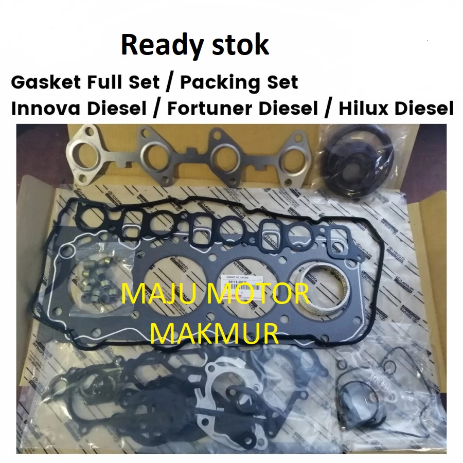 Jual PACKING SET INNOVA DIESEL 2.5CC 2KD FOTUNER HILUX | Shopee Indonesia