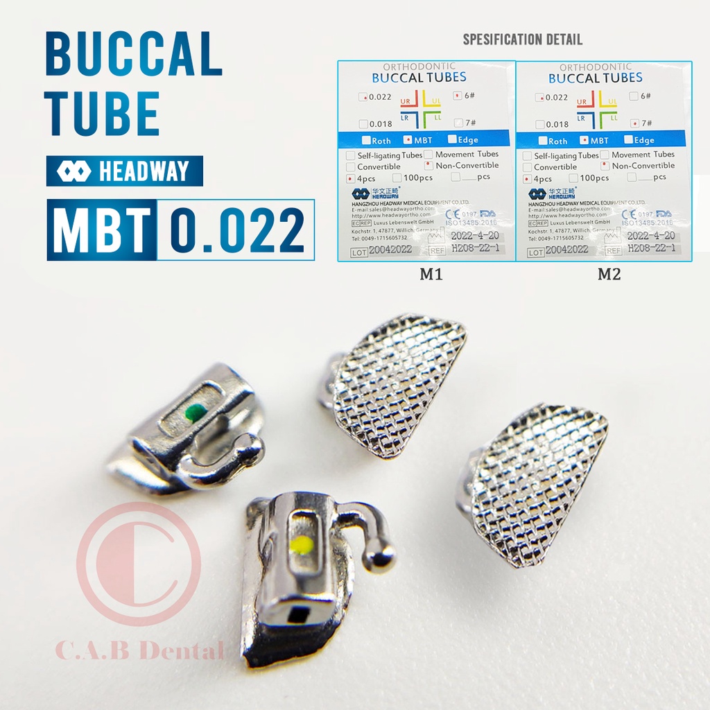 Jual BUCALTUBE HEADWAY MBT 0.22 M1 M2/ BUCAL TUBE / BUCCAL CUP | Shopee ...