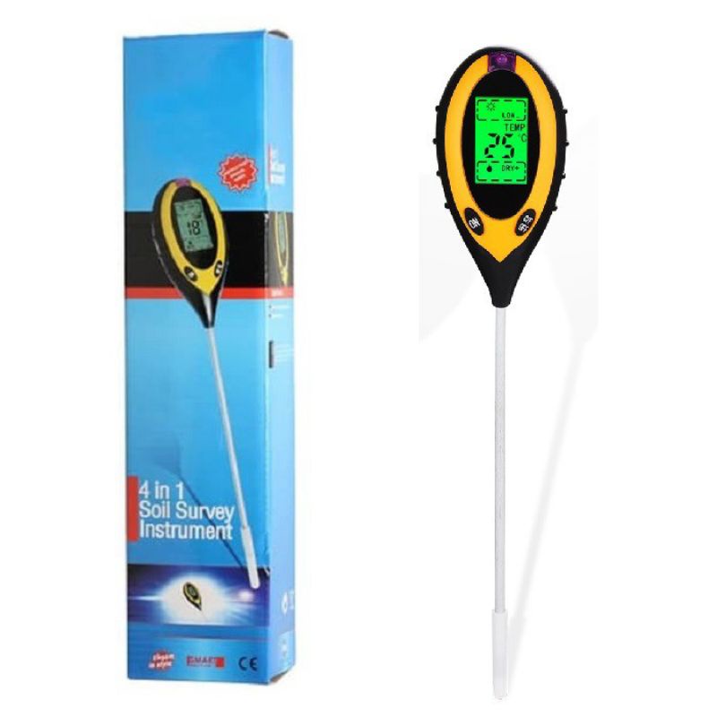 Jual Soil Analyzer Tanah Tester Meter Moisture Meter PH Meter Sunlight ...
