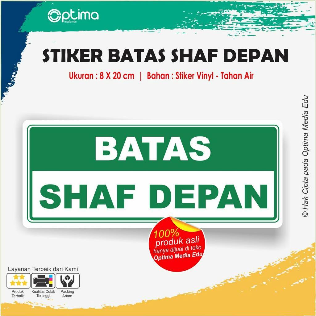 Jual Stiker Tulisan Batas Shaf Sholat | Shopee Indonesia