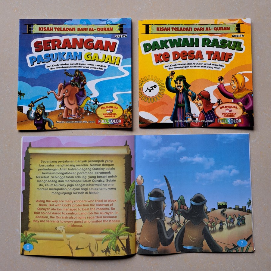 Jual Kisah Teladan dari Al-Quran dan Sahabat Nabi - Buku Cerita Anak Sandro | Shopee Indonesia