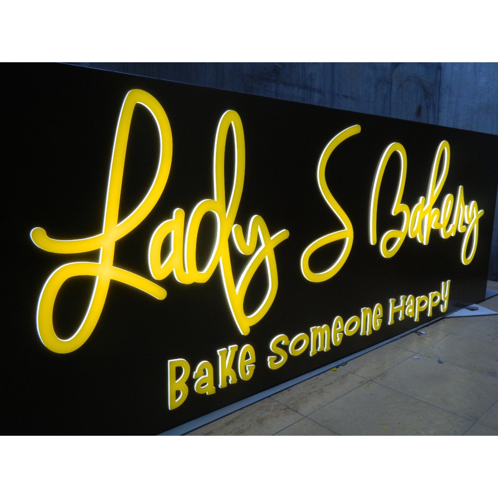 Jual NEON BOX AKRILIK LAMPU LED/PAPAN NAMA PERUSAHAAN MENYALA LAMPU LED ...