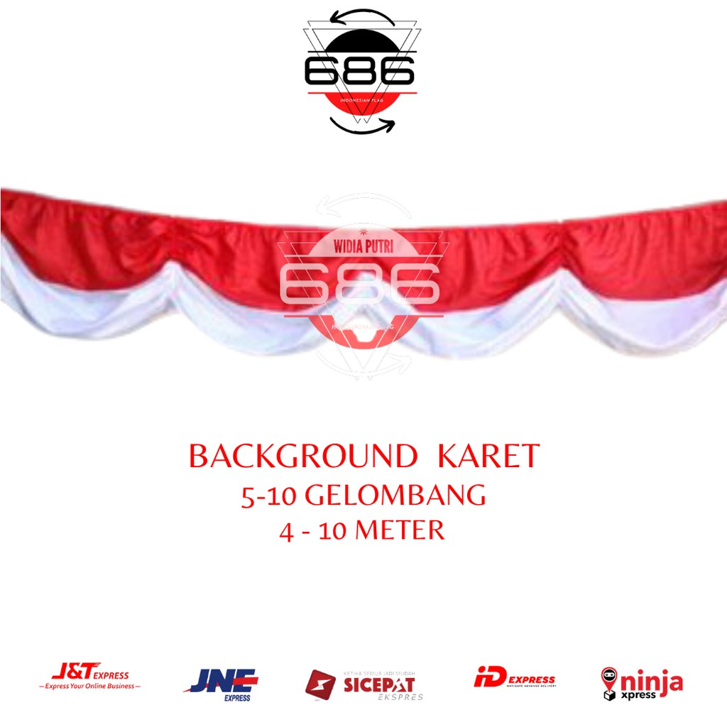 Jual BENDERA MERAH PUTIH BACKGROUND KARET 10 GELOMBANG dan 5 GELOMBANG | Shopee Indonesia