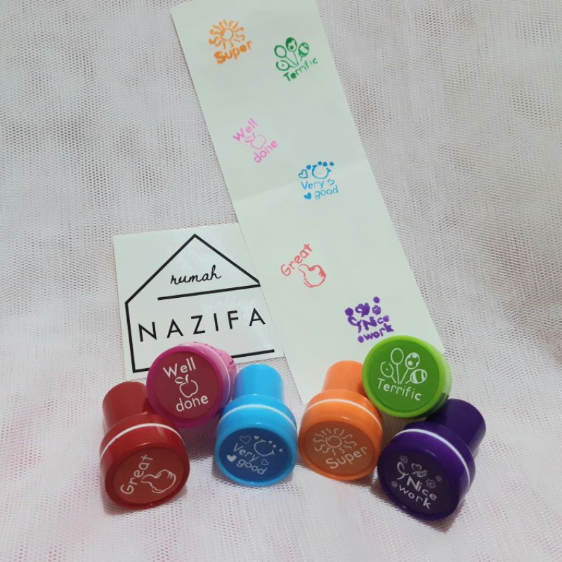 Jual STEMPEL REWARD | STEMPEL KATA-KATA | STEMPEL UCAPAN | STEMPEL ...