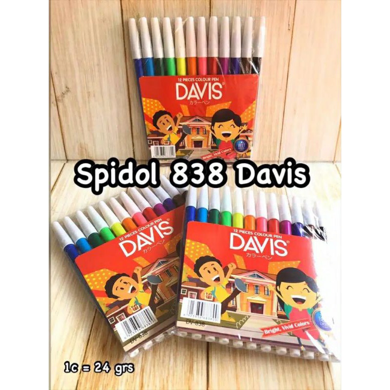 Jual SEPIDOL 12 warna (Davis) | Shopee Indonesia