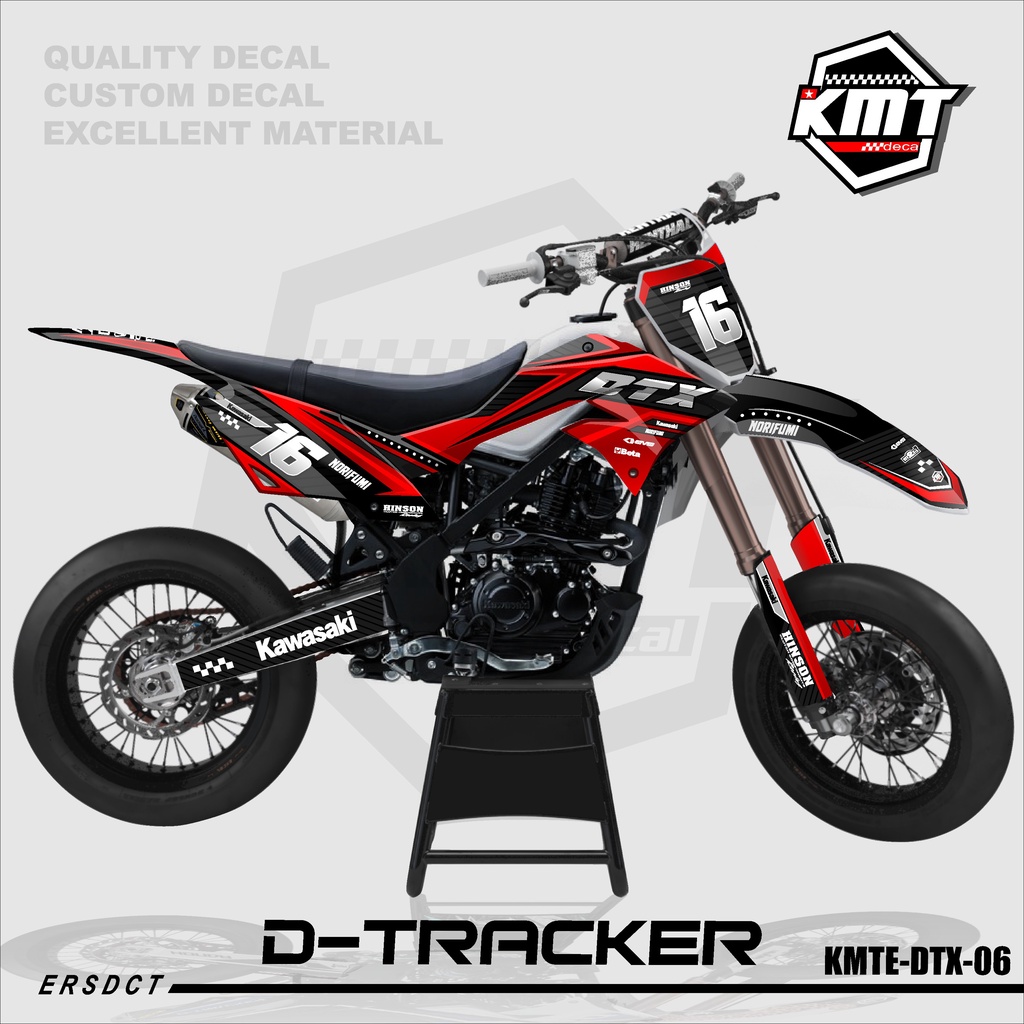 Jual Decal dtracker 150 supermoto full body decal klx dtracker 150 full ...