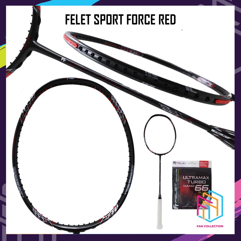 Jual FELET SPORT FORCE RAKET BADMINTON ORIGINAL | Shopee Indonesia