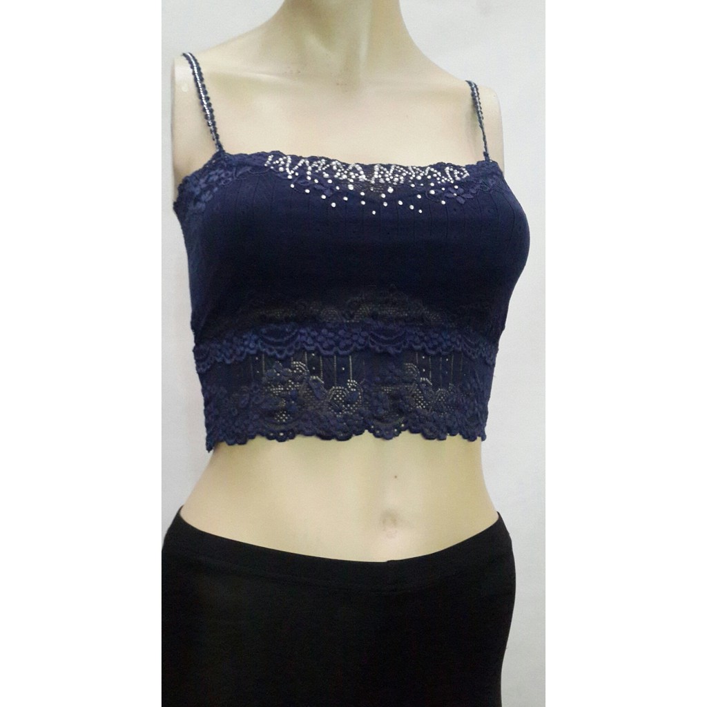 Jual MGO 101513 7a Tank Top Pendek Import / Tank Top Brokat Premium ...