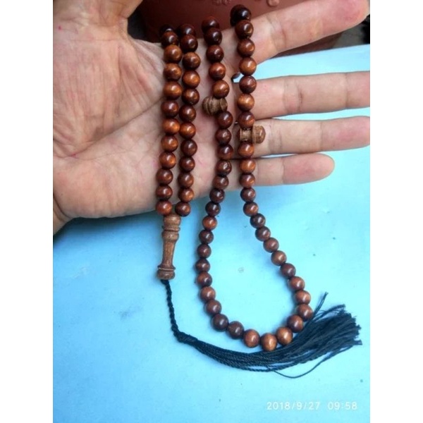 Jual tasbih kayu sentigi setigi stigi santegi 7mm 99 butir , bukan ...