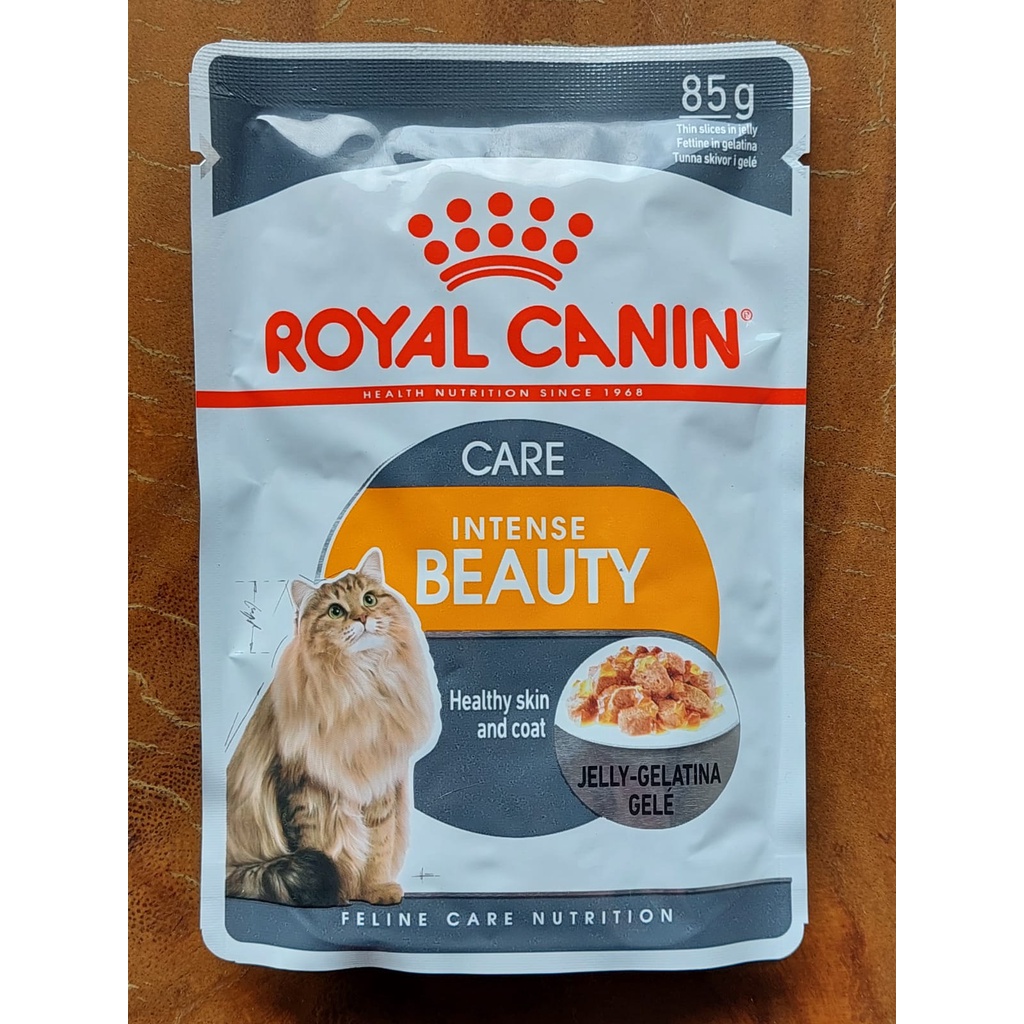 Jual ROYAL CANIN INTENSE BEAUTY JELLY POUCH 85GRAM | Shopee Indonesia