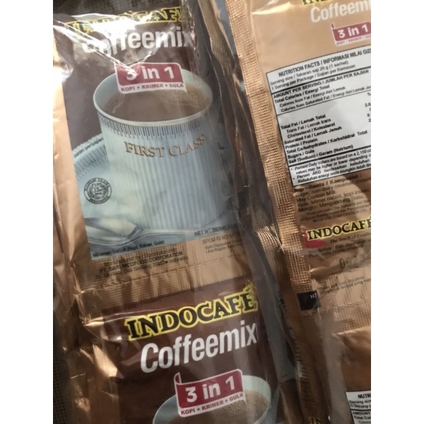 Jual Promo kopi mix indocafe coffemix 1 pack / 1 renceng (isi 10 sachet ...