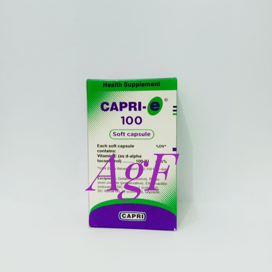 Jual Capri E 100 SoftCaps isi 30 (Caprifarmindo) | Shopee Indonesia