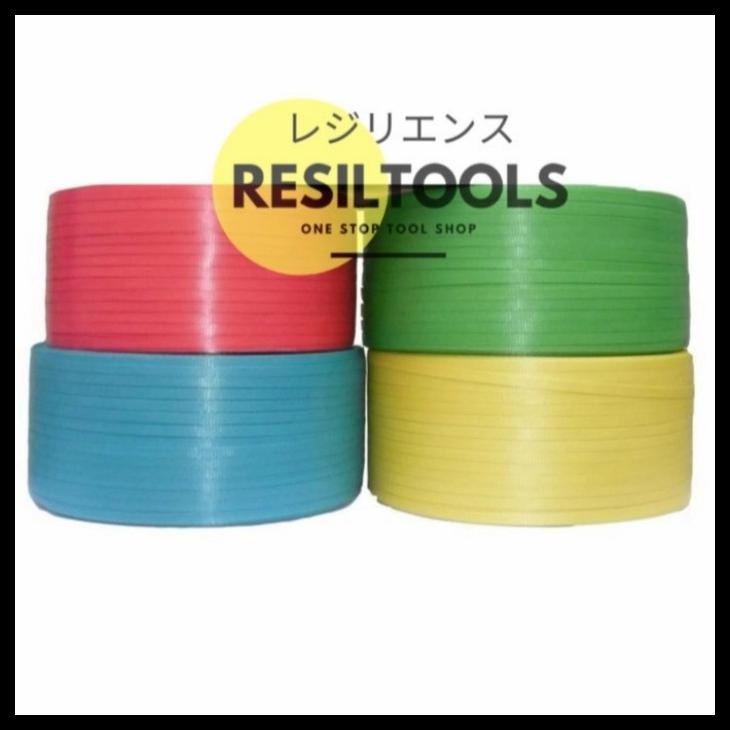 Jual Permeter Tali Plat Strapping Band Plastik Tali Peti Sendaren Hijau ...