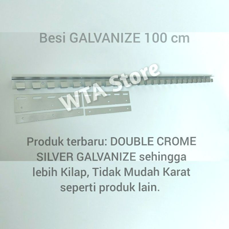 Jual BRACKET/BRAKET/BREKET HANGER - GANTUNGAN B/G( galvanize) utk Tirai ...