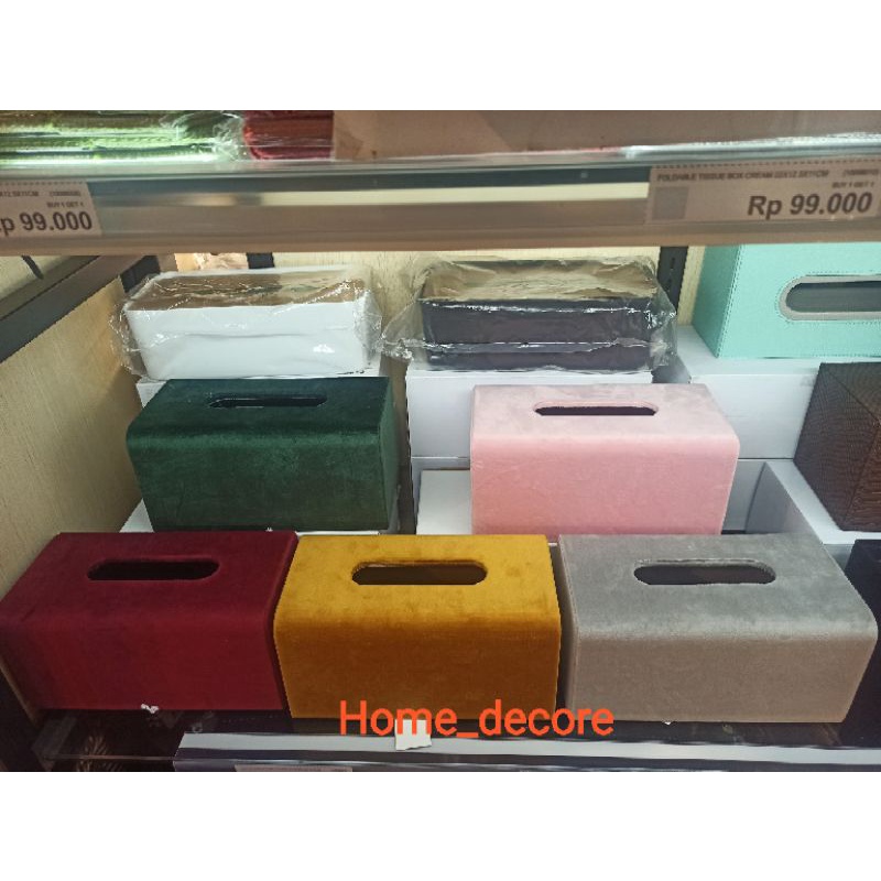 Jual Tempat Tissu Velvet Informa | Shopee Indonesia