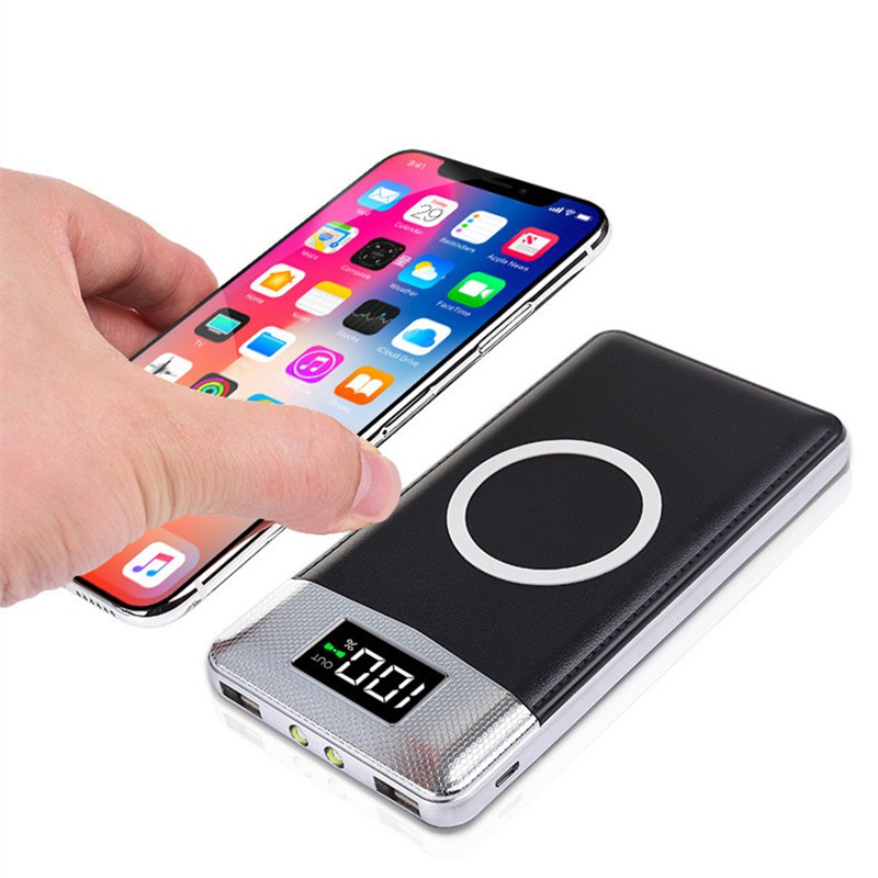 Jual Taffware Power Bank Qi Wireless Charging 2 Port 10000mAh - W80 ...