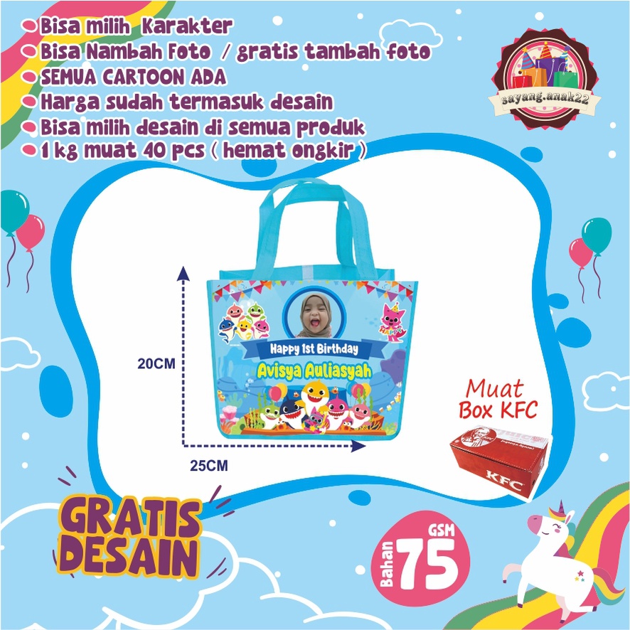 Jual GOODIE BAG MURAH / TAS ULTAH CUSTOM /TAS ULTAH PROMO/ TAS ULTAH ...