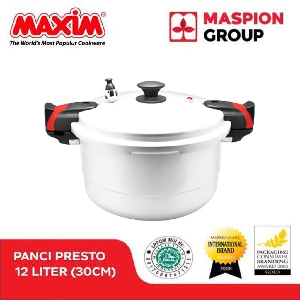 Jual Maxim Maspion Panci Presto/Pressure Cooker 12 Liter | Shopee Indonesia