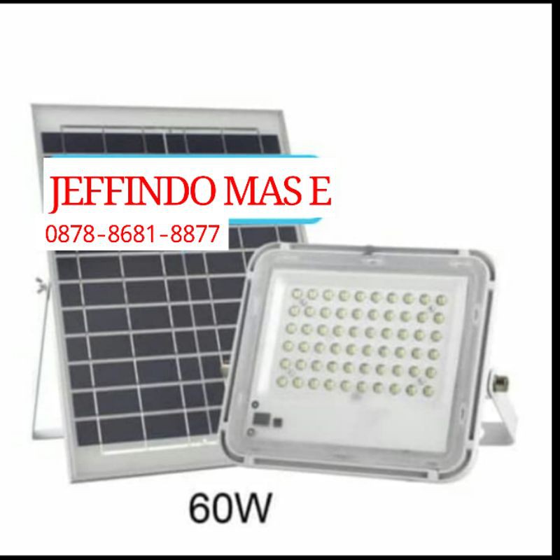 Jual Lampu Sorot/ Tembak SolarCell 60W 60 WATT LED TENAGA SURYA GoodQuality | Shopee Indonesia