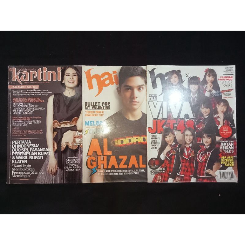 Jual Majalah Lawas Cover Al Ghazali, Maudy Ayunda, JKT48 | Shopee Indonesia