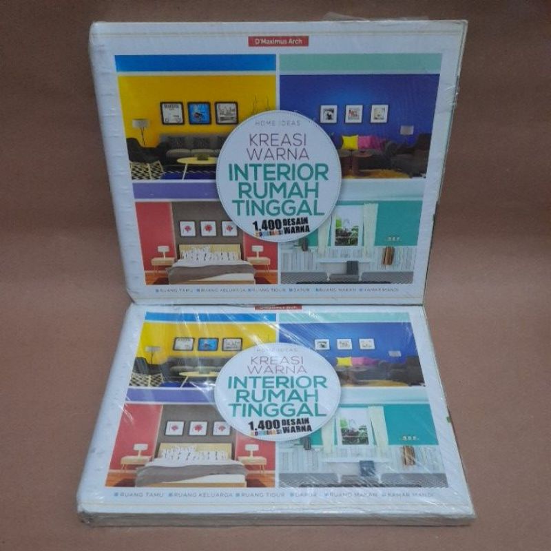 Jual Kreasi Warna Interior Rumah Tinggal 1400 Desain Kombinasi Warna ...