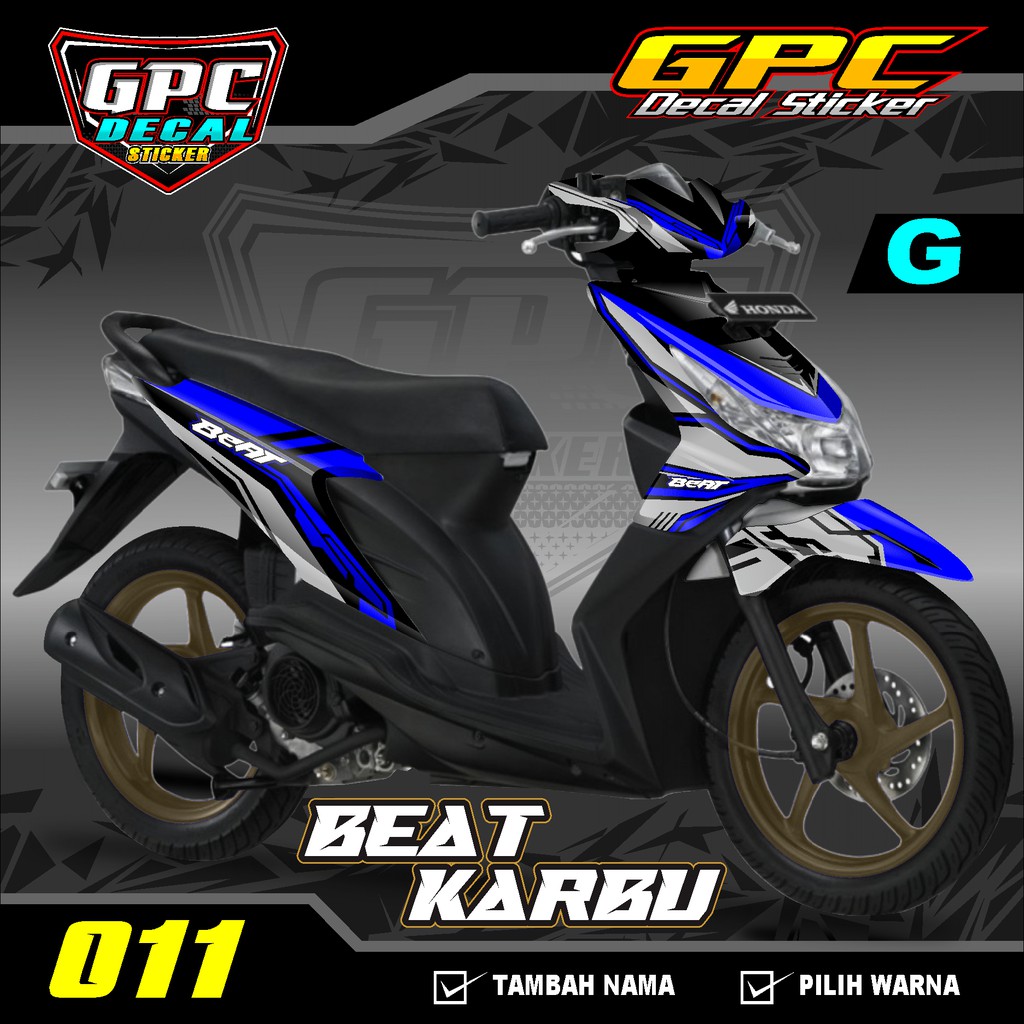 Jual Decal Sticker Variasi Fullbody Honda Beat Karbu Lama 011-Dekal ...