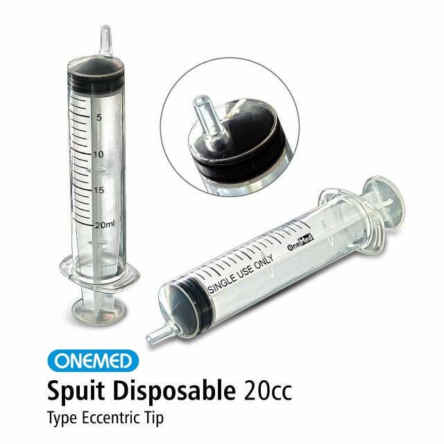 Jual Semprotan Cuci Hidung Spuit 20cc/50cc ONEMED DISPOSABLE SYRINGE ...