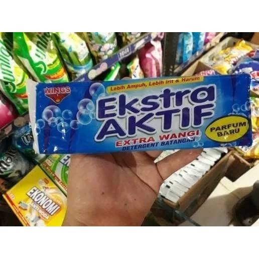 Jual WINGS Extra Aktif Sabun Detergent Batangan [200 gr] sabun batang ...